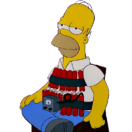 Sticker Maker - Simpsons Gif