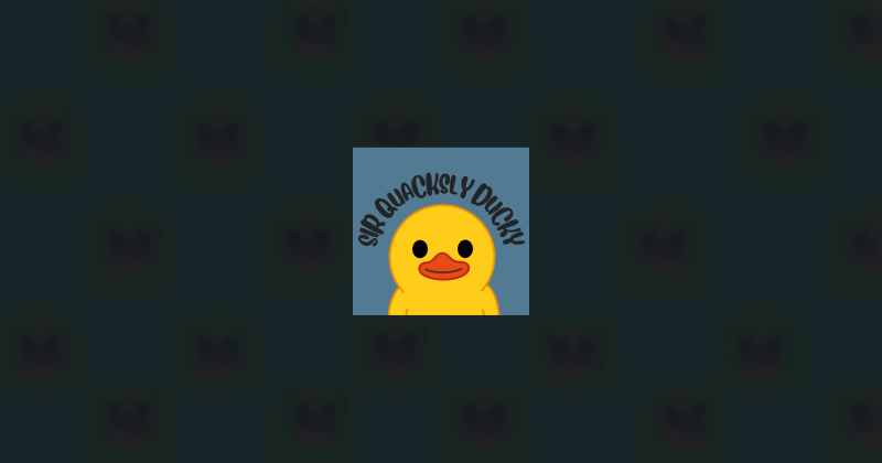 Sticker Maker - Sir Quacksly Ducky