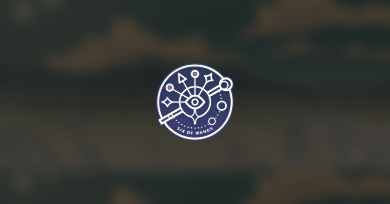 Sticker Maker - Six of Wands