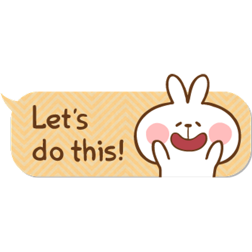 Sticker Maker - Spoiled Rabbit Balloon Basic Set B