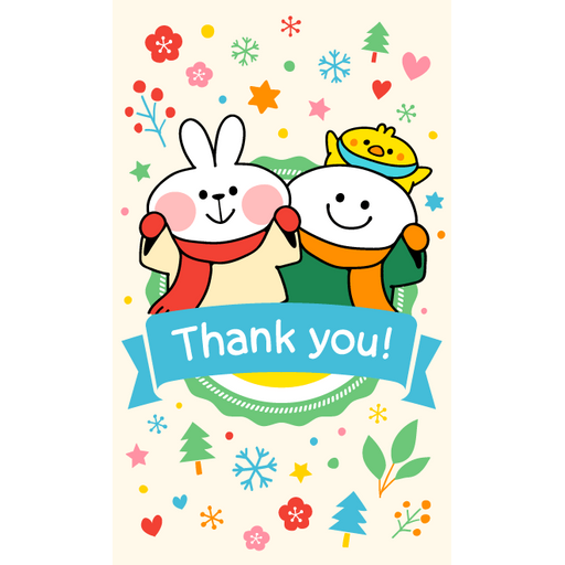 Sticker Maker - Spoiled Rabbit Big Sticker Winter