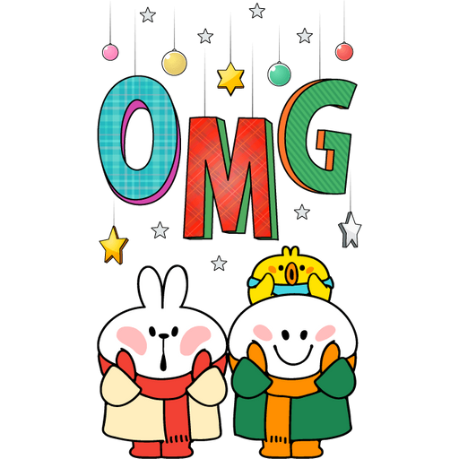 Sticker Maker - Spoiled Rabbit Big Sticker Winter