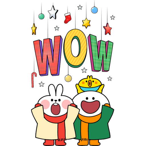 Sticker Maker - Spoiled Rabbit Big Sticker Winter