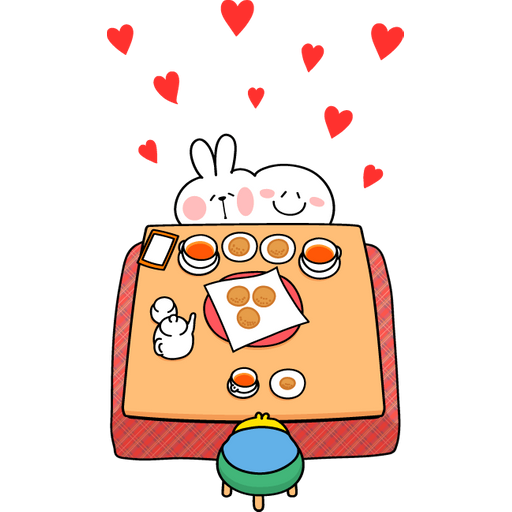 Sticker Maker - Spoiled Rabbit Big Sticker Winter
