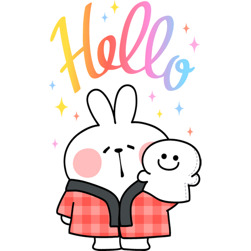 Sticker Maker - Spoiled Rabbit Big Sticker Winter