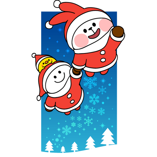 Sticker Maker - Spoiled Rabbit Big Sticker Winter