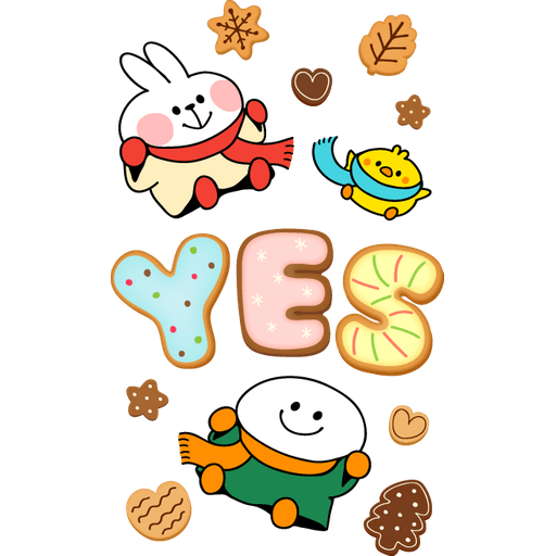 Sticker Maker - Spoiled Rabbit Big Sticker Winter