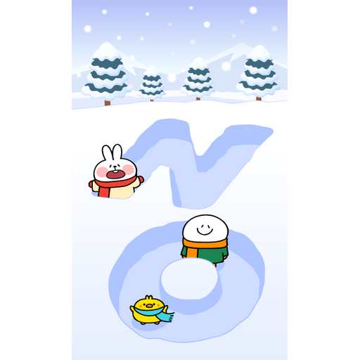 Sticker Maker - Spoiled Rabbit Big Sticker Winter