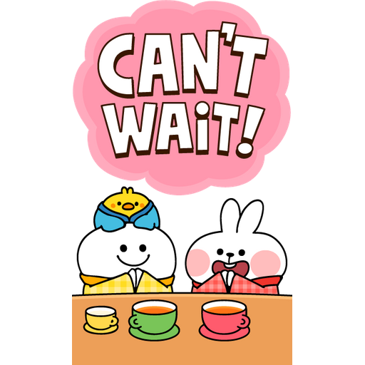 Sticker Maker - Spoiled Rabbit Big Sticker Winter