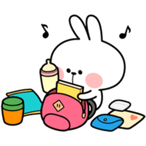 Sticker Maker - Spoiled Rabbit "Date"