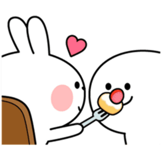 Sticker Maker - Spoiled Rabbit "Date"