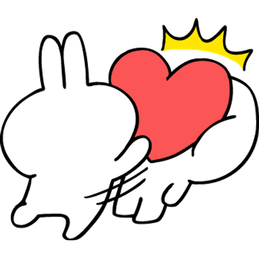Sticker Maker - Spoiled Rabbit Heart