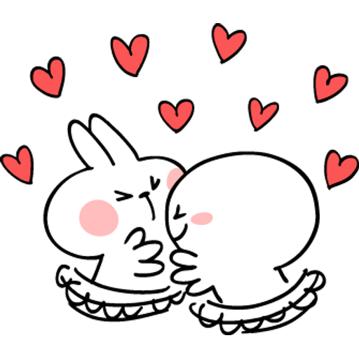 Sticker Maker - Spoiled Rabbit Heart