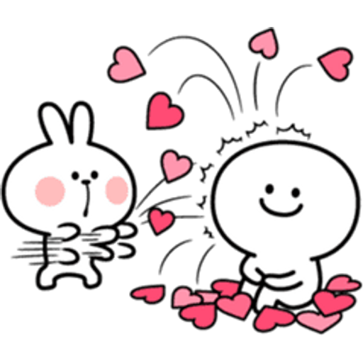 Sticker Maker - Spoiled Rabbit "Love"