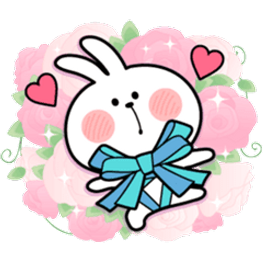 Sticker Maker - Spoiled Rabbit "Love"