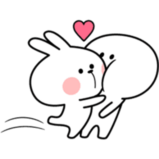 Sticker Maker - Spoiled Rabbit "Love"