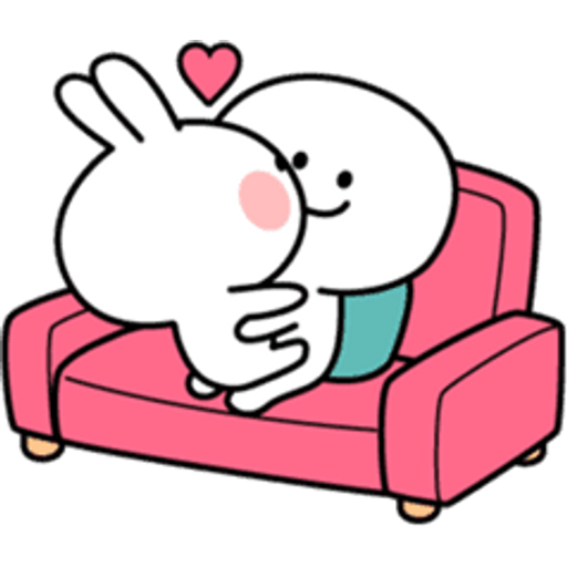 Sticker Maker - Spoiled Rabbit "Love"
