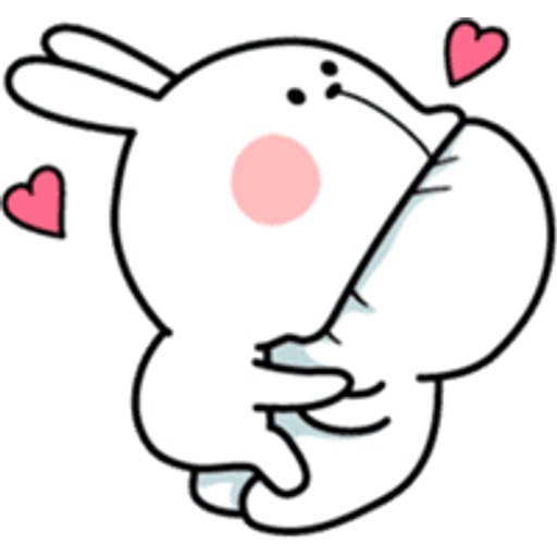 Sticker Maker - Spoiled Rabbit "Love"