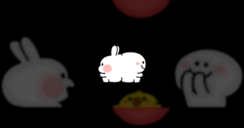 Sticker Maker - Spoiled Rabbits Let's play together!