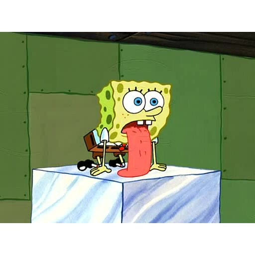 Sticker Maker Spongebob V5 Lick