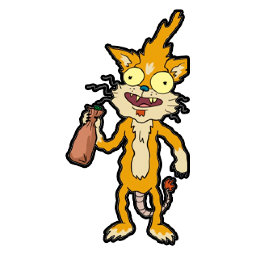 Sticker Maker - Squanchy (Rick y Morty)