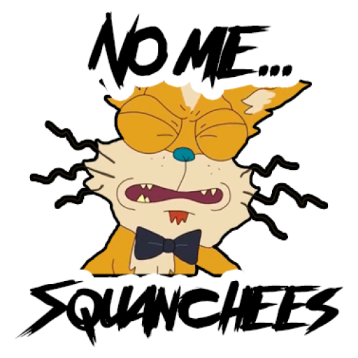 Sticker Maker - Squanchy (Rick y Morty)