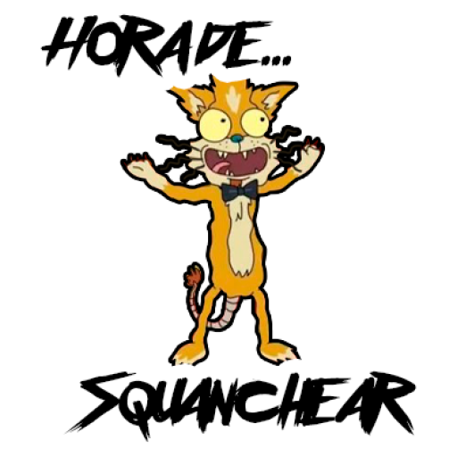 Sticker Maker - Squanchy (Rick y Morty)