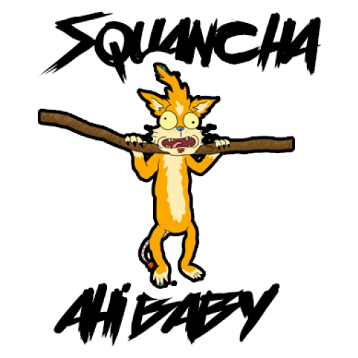 Sticker Maker - Squanchy (Rick y Morty)