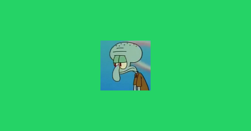 Sticker Maker - Squidward Tentacles Sticker Pack #1