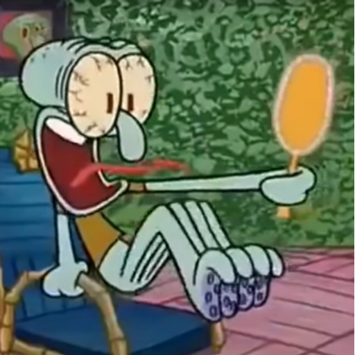 Sticker Maker - Squidward Tentacles Sticker Pack #1