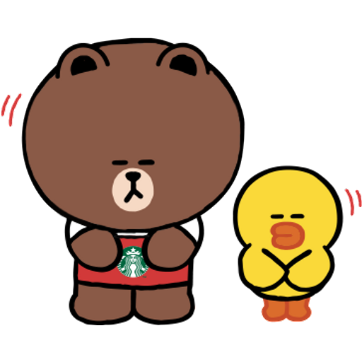Sticker Maker - Starbucks × LINE FRIENDS Holiday Sticker