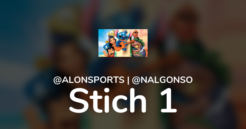 Sticker Maker - Stich 1