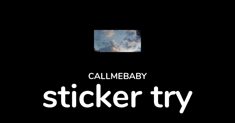 Sticker Maker - sticker try