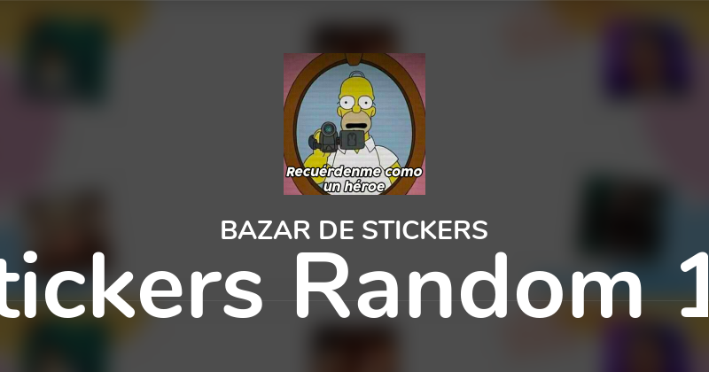 Sticker Maker - Stickers Random 12