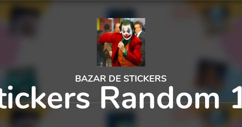 Sticker Maker - Stickers Random 15