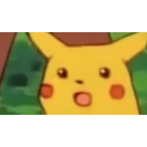 Sticker Maker - Suprised Pikachu