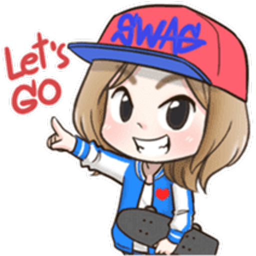 Sticker Maker - SWAG GIRL