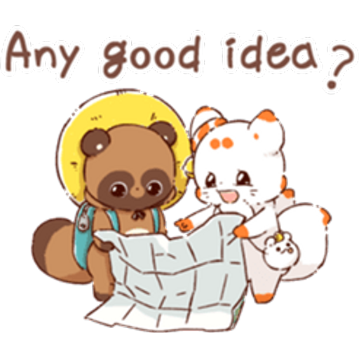 Sticker Maker - TENKO and PONKICHI Vol1