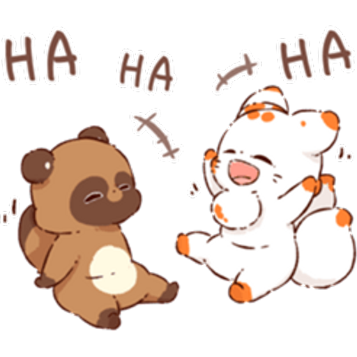 Sticker Maker - TENKO and PONKICHI Vol1