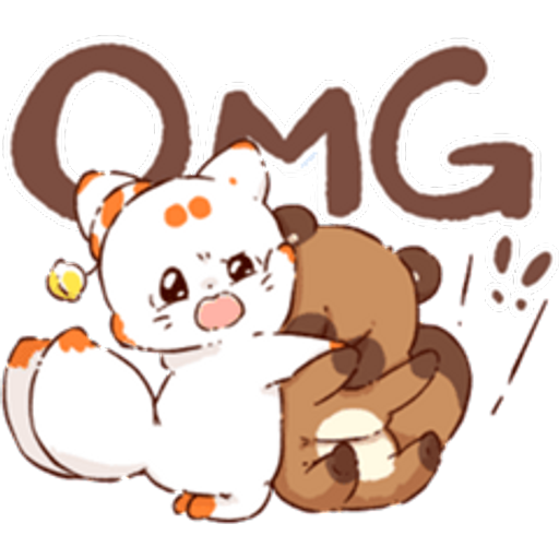 Sticker Maker - TENKO and PONKICHI Vol1