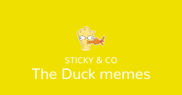 Sticker Maker - The Duck memes