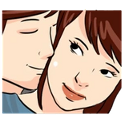 Sticker Maker - The Kissing