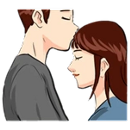 Sticker Maker - The Kissing