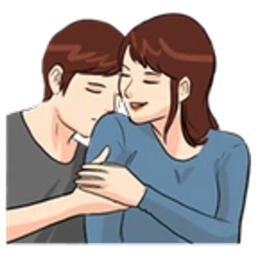 Sticker Maker - The Kissing