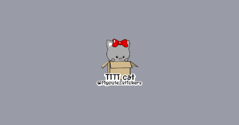 Sticker Maker - ??TiTi cat MOV??