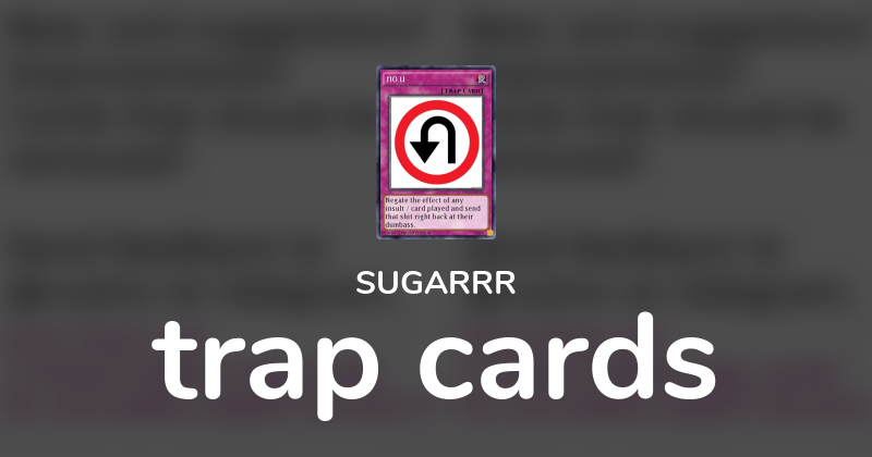 Sticker Maker - trap cards