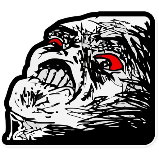Sticker Maker - Troll Face 1