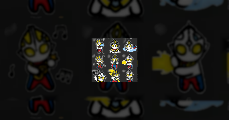 Sticker Maker - Ultraman Cute