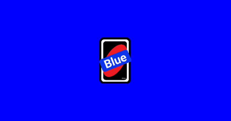 Sticker Maker - Uno Blue