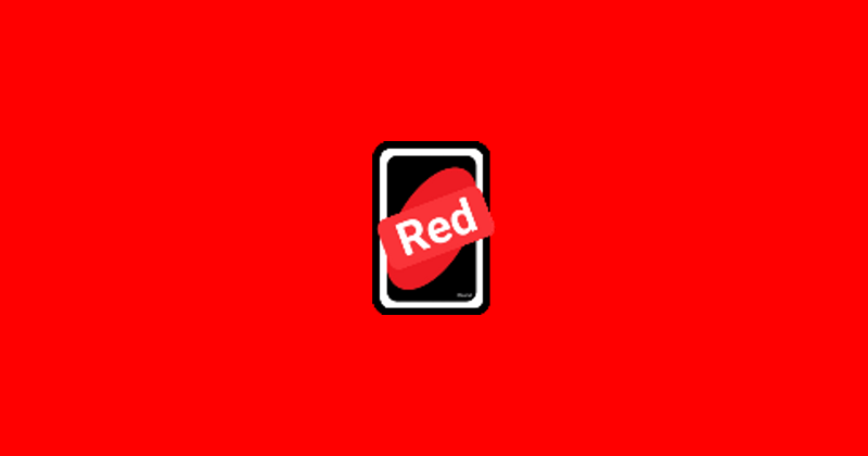 Sticker Maker - Uno Red